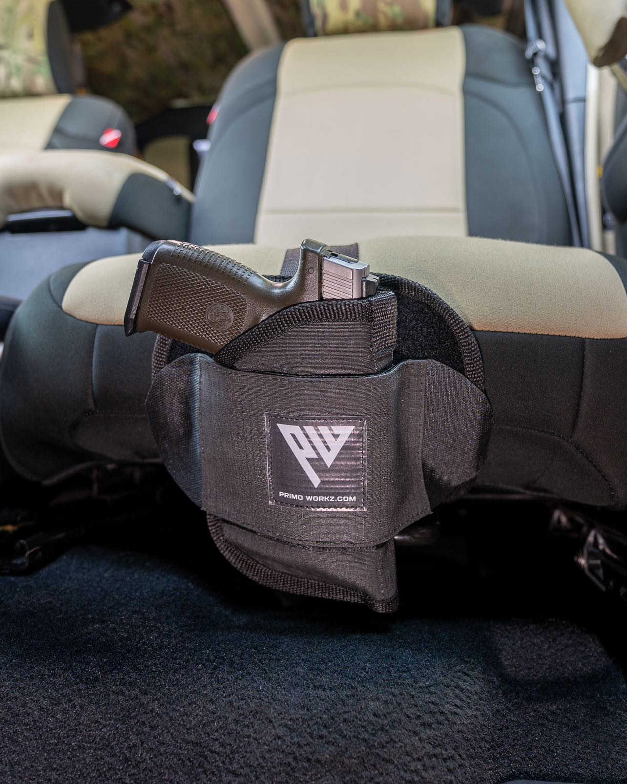 Tactical Vehicle Gun Holsters – Fast Access & Secure Fit – Primo Workz